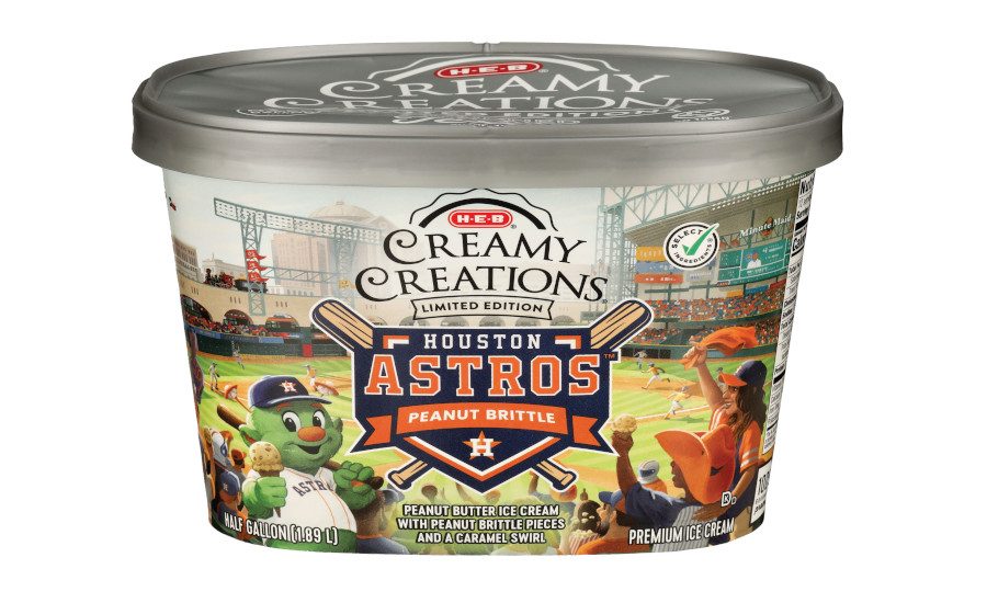 H-E-B introduces Houston Astros ice cream | Dairy Foods