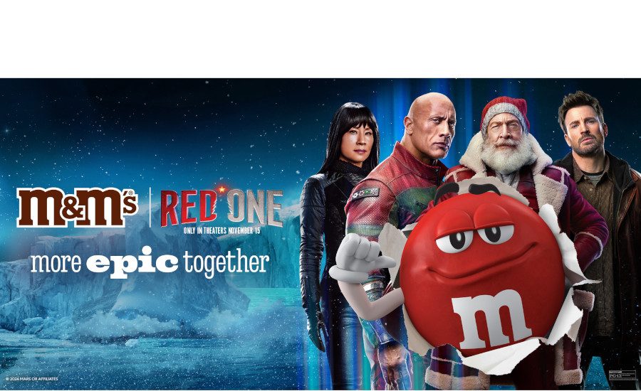 M&M's inks Amazon collaboration for "Red One" holiday movie | Dairy Foods