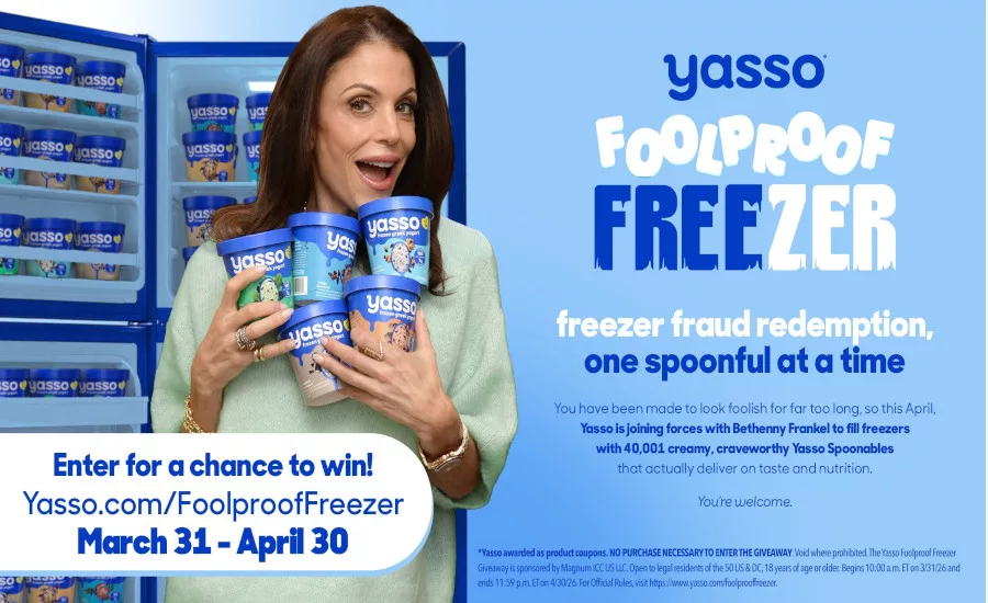 Yasso launches "Foolproof Freezer" campaign | Dairy Foods