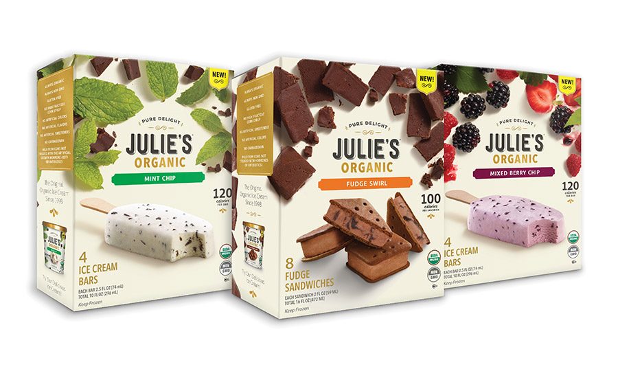 Julie’s Organic introduces two ice cream bars | 2018-06-15 | Dairy Foods